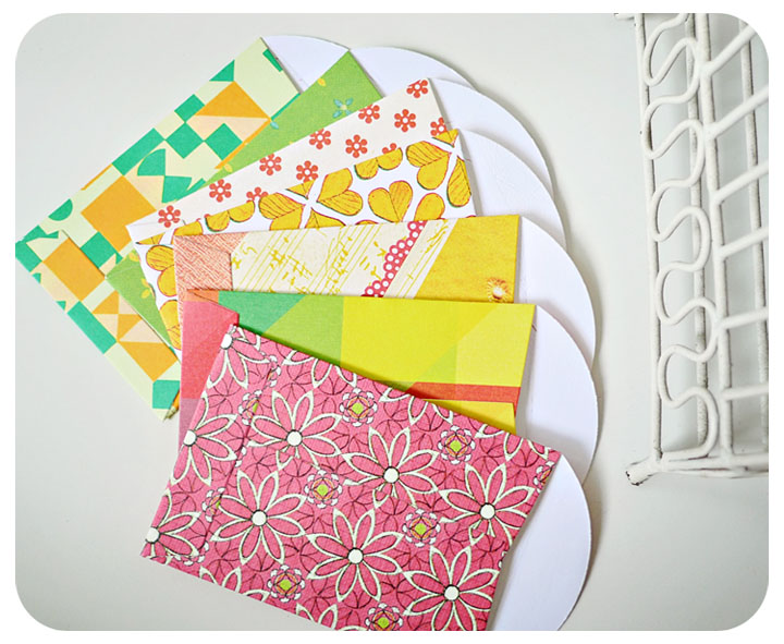 6 Mini Pattern Paper Envelope / Pack on Luulla